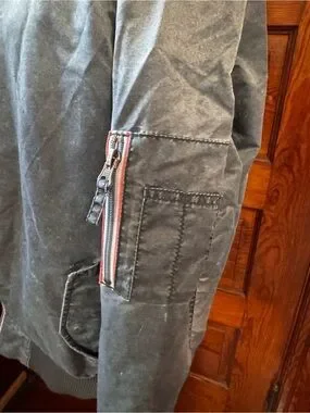 American Rag | Jackets & Coats | American Rag Slate Gray Bomber Jacket ...